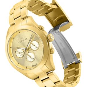 Invicta Women's 12466 Angel Gold Tone Dial Gold Ion-Plated Stainless Steel Watch