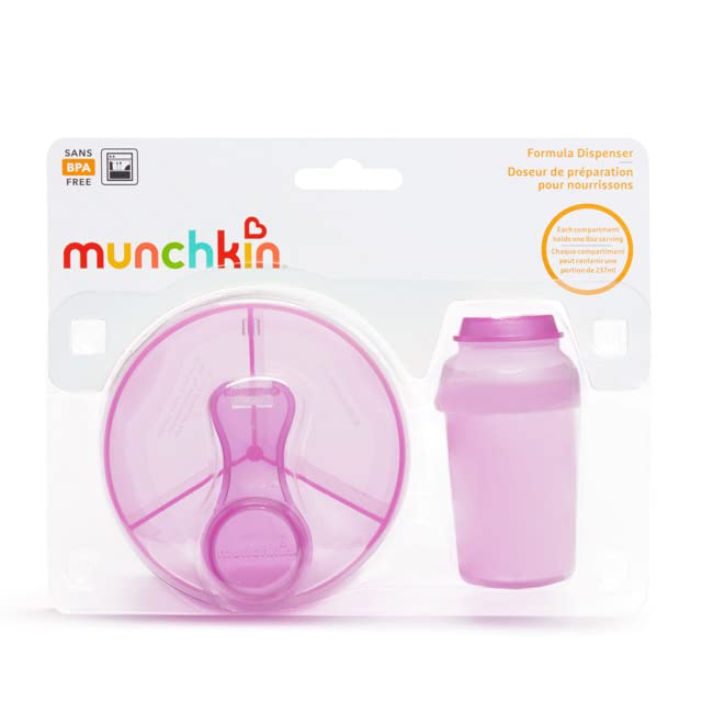 Munchkin Powdered Formula Dispenser Combo Pack - Pink