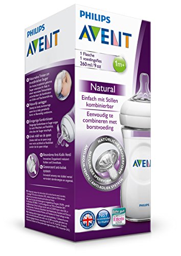 Philips Avent Natural Baby Bottle, 9 Ounce, 1 Pack