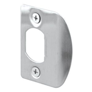 prime-line e 2301 stainless steel, dead latch door strike (2 pack)