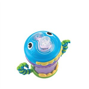 Nuby Plastic Two-Handle iMonster No-Spill Super Spout Cup, 7 Ounce