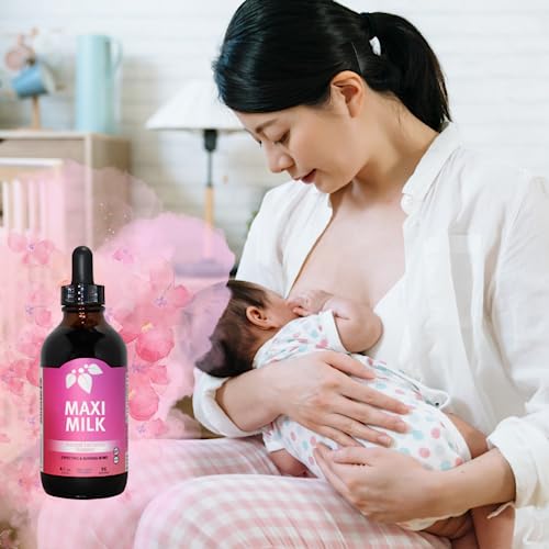 Mountain Meadow Herbs Maxi-Milk - 4 oz - All Natural Liquid Lactation Supplement to Increase Milk Supply for Breastfeeding Moms