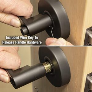 Master Lock SLCHPV10B Heavy Duty Lever Style Grade 2 Commercial Privacy Door Handle, Oil Rubbed Bronze Finish