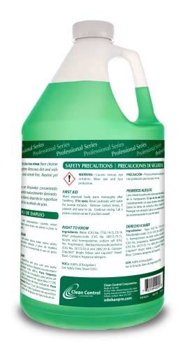 OdoBan Professional Series Neutral pH No Rinse Floor Cleaner Concentrate, 1 Gallon