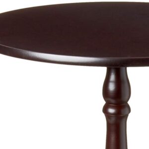 Frenchi Furniture Table, Mahogany, 17.93 in x 18.72 in x 3.35 in