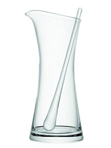 lsa bar cocktail jug & stirrer 1.2l clear| 1 unit | mouthblown & handmade glass | br25