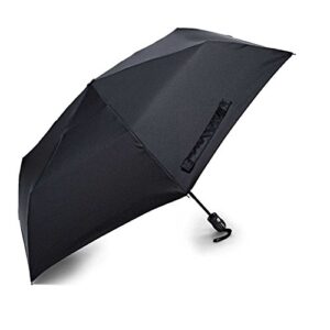 samsonite compact auto open/close umbrella, black, one size