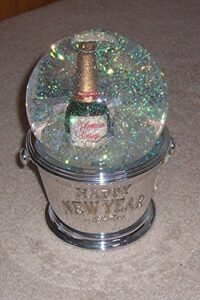 mr christmas automated snow globe millinnium edition happy new year 2000