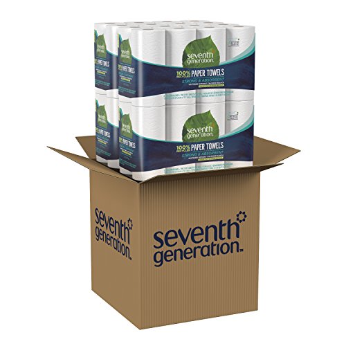 Seventh Generation Paper Towels, 100% Recycled Paper, 2-ply, 8 Count (Pack of 4)