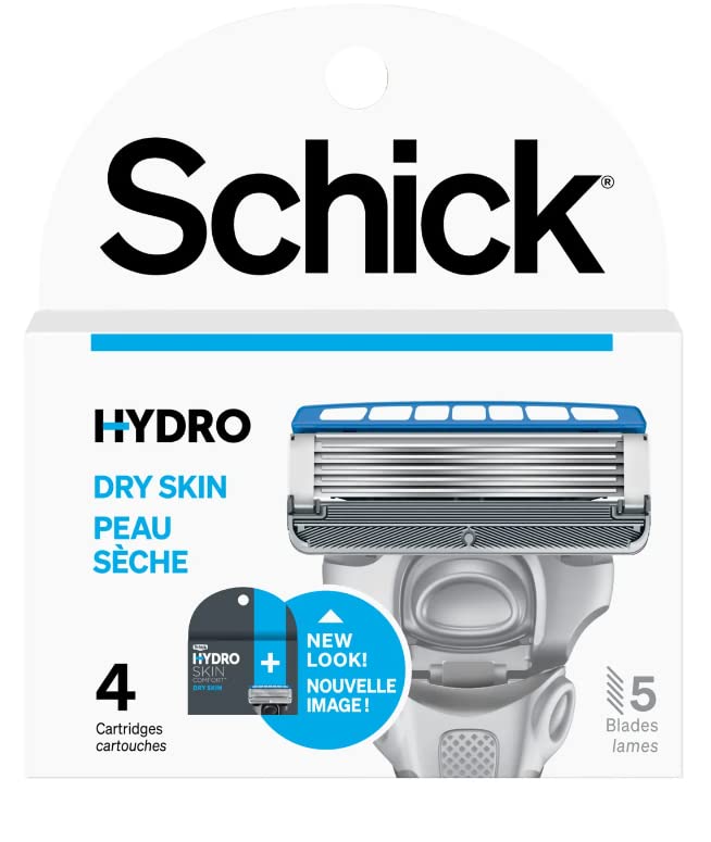 Schick Hydro 5 Razor Refi Size, 4 Count (Pack of 3)