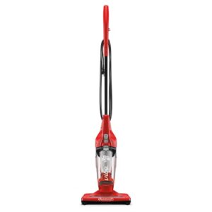 dirt devil vibe 3-in-1 vacuum cleaner, lightweight corded bagless stick vac with handheld, sd20020, red