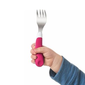 OXO Tot Fork and Spoon Set, Pack of 2 (Pink)