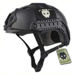 atairsoft pj type tactical paintball airsoft fast helmet black