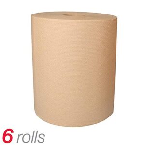 Highmark® Hardwound Paper Towels, 8" x 800', 100% Recycled, Natural, Case Of 6 Rolls