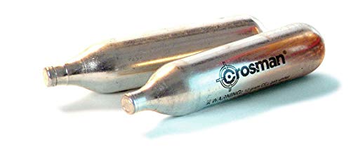 Crosman 12-Gram CO2 Powerlet Cartridges For Use With Air Rifles And Air Pistols, Pack of 40