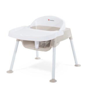 Foundations Secure Sitter Feeding Chair 9" Seat Height, White/Tan