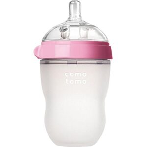 Comotomo 5 oz and 8 oz Baby Bottles, 4 Pack