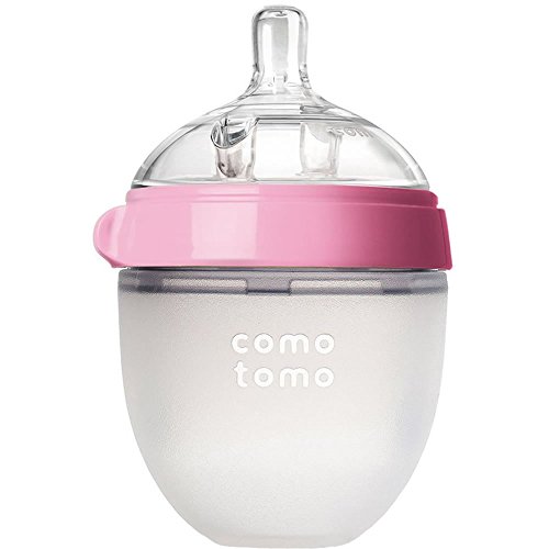 Comotomo 5 oz and 8 oz Baby Bottles, 4 Pack