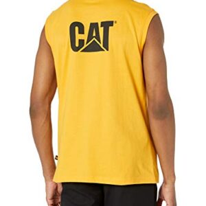 Caterpillar Trademark Sleeveless Pocket Tee, Yellow, 2X-Large