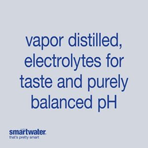 smartwater Vapor Distilled Premium Water, 16.9 Fl Oz (Pack of 6)