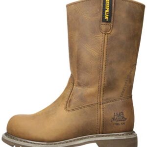 Cat Footwear Women's Revolver Steel Toe Work Boot ST-W, Dark Beige, 9