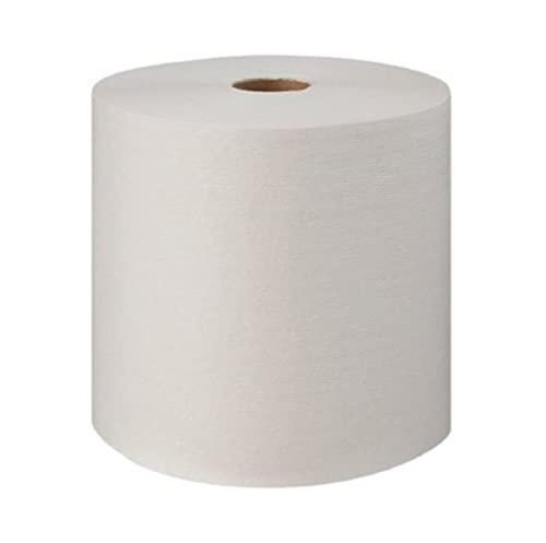 Kimberly Clark 50606 Scott Hard Roll Paper Towels, 8" x 600' Roll, White, Poly-Bag Protected (1 Individual Roll of 600')