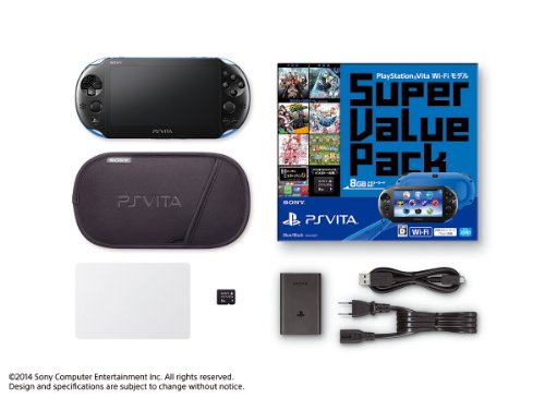 PlayStation Vita Super Value Pack Wi-Fiモデル ブルー/ブラック