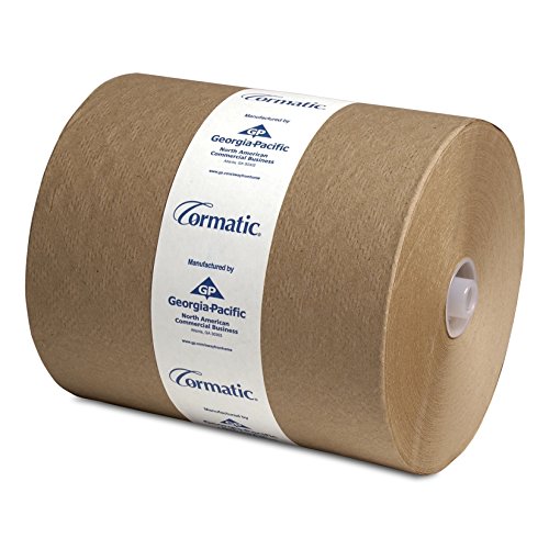 Georgia Pacific 2910P Cormatic Hardwound Paper Towels, 8.25" x 700' Roll, Brown, Poly-Bag Protected (1 Individual Roll of 700')