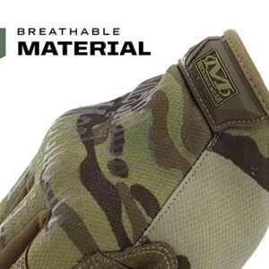 Mechanix Wear: The Original Tactical Work Gloves with Secure Fit, Flexible Grip for Multi-Purpose Use, Durable Touchscreen Safety Gloves for Men (Camouflage - MultiCam, X-Large)