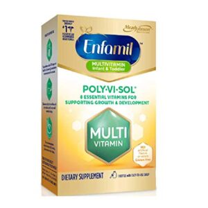 Enfamil Poly-Vi-Sol Multivitamin Supplement Drops for Infants and Toddlers, 1.67 fl oz (50 ml) Size: Pack of 1 Newborn, Kid, Child, Childern, Infant, Baby