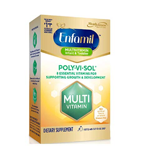 Enfamil Poly-Vi-Sol Multivitamin Supplement Drops for Infants and Toddlers, 1.67 fl oz (50 ml) Size: Pack of 1 Newborn, Kid, Child, Childern, Infant, Baby