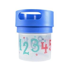 munchie mug snack cup 12 oz blue