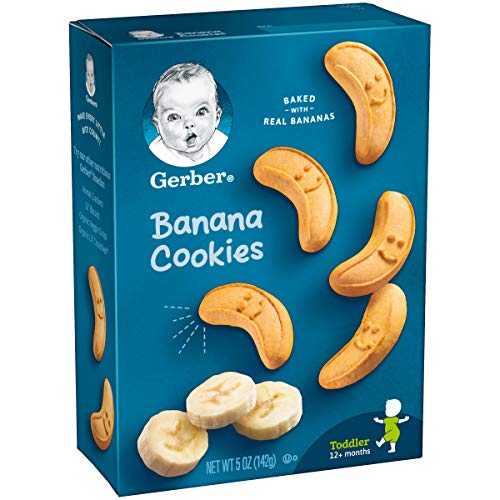 Gerber Graduates BANANA COOKIES 5oz. (Pack of 3)