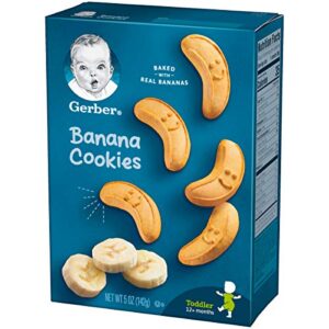 Gerber Graduates BANANA COOKIES 5oz. (Pack of 3)