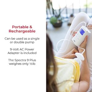 Spectra - 9 Plus Portable Electric Breast Milk Pump for Baby Feeding