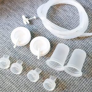 Ameda HygieniKit Spare Parts Kit for Breast Pump, 4 Valves, 2 Silicone Tubing, 2 Silicone Diaphragms, 2 Adapter Caps, 1 Tubing Adapter, Compatible with All Ameda HygieniKit Milk Collection Systems, Maintain Pump Performance, BPA Free DEHP Free