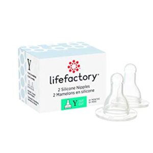 LIFEFACTORY Nipples Y Cut 2pk, 2 CT