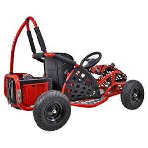 Go-Bowen Baja 1000W 48V Electric Kids Go-Kart - Red