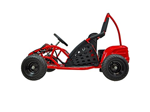 Go-Bowen Baja 1000W 48V Electric Kids Go-Kart - Red