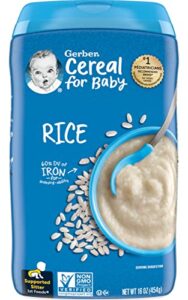 gerber rice cereal single grain 16 oz (453.59 g)