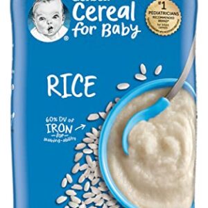 Gerber Rice Cereal Single Grain 16 Oz (453.59 G)