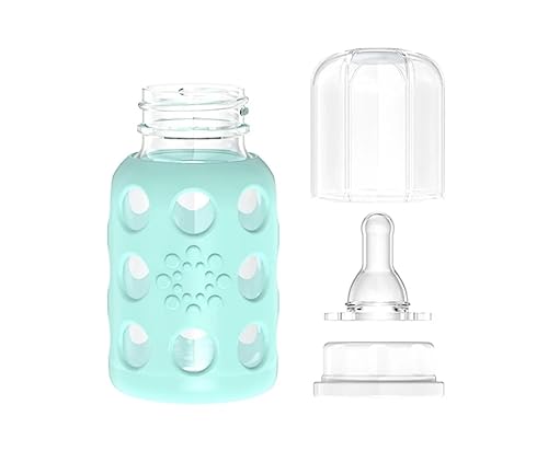 Lifefactory Baby Bundle - Bottle Set - Sky/Mint - 4 oz - 2 pk