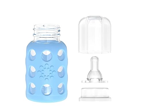 Lifefactory Baby Bundle - Bottle Set - Sky/Mint - 4 oz - 2 pk