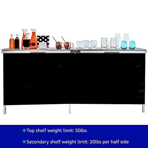 Trademark Innovations Portable Bar Table, Black