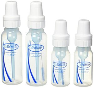 dr. browns bottles 4 pack (2 - 8 oz bottles) and (2 - 4 oz bottles)