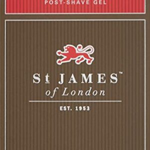 St James of London Sandalwood & Bergamot Post Shave Gel, 3.4 Fl Oz