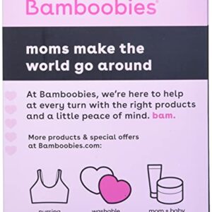 Bamboobies Disposable Nursing Pads for Breastfeeding & Sensitive Skin, Super-Absorbent Milk Proof Pads, Perfect Baby Shower Gifts, 60 Count