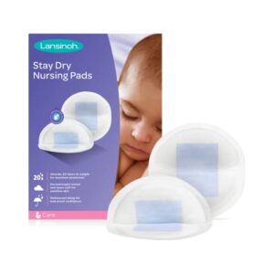 lansinoh stay dry disposable nursing pads, 60 count