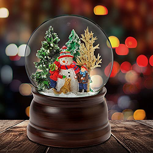 Snowman and Friends Snow Globe by The San Francisco Music Box Company