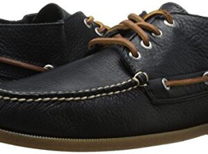 Sperry Men's Authentic Original Chukka Boot, Black Tumbled, 10.5 M US